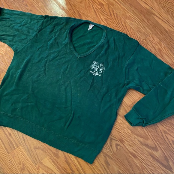 Vintage | Sweaters | Vintage 7s Tantara Resort Sweater Emerald Green ...